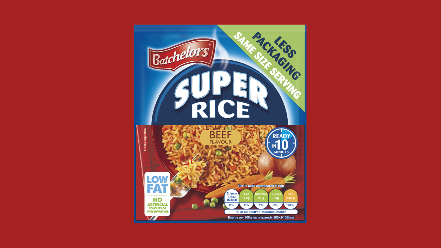 Batchelors Super Rice Golden Vegetable Flavour 90g - Batchelors