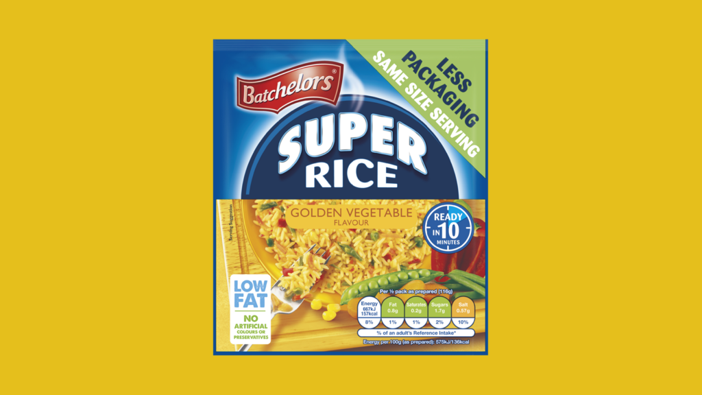 Batchelors Super Rice Golden Vegetable Flavour 90g - Batchelors