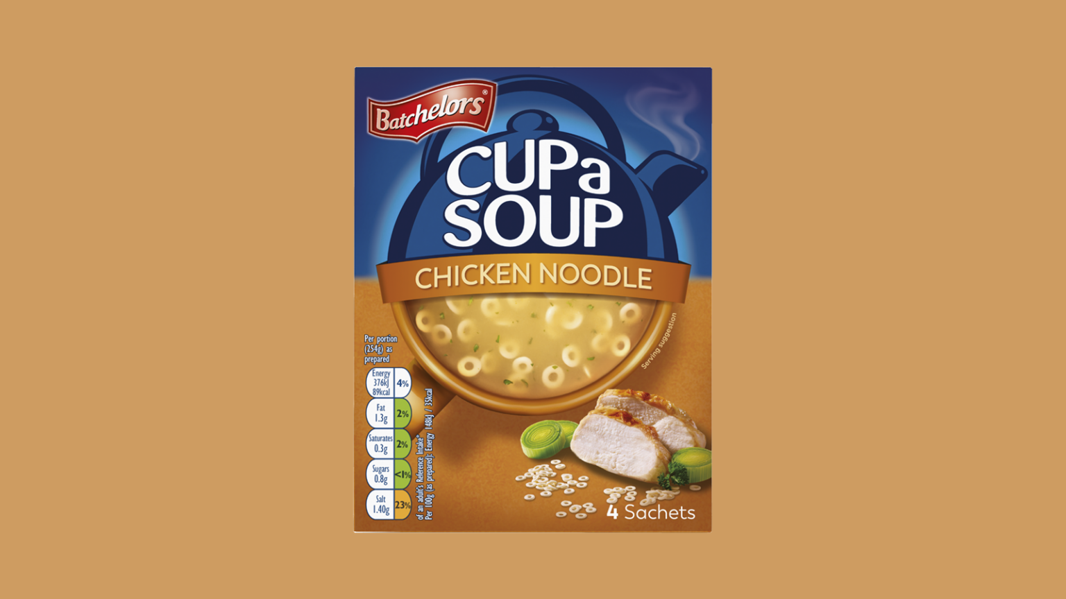Batchelors 4 Chicken Noodle Cup a Soup Sachets 94g - Batchelors