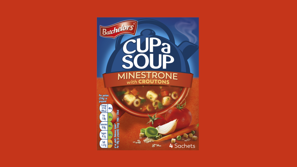 Batchelors Cup a Soup Potato & Leek 4 Sachets 107g - Batchelors